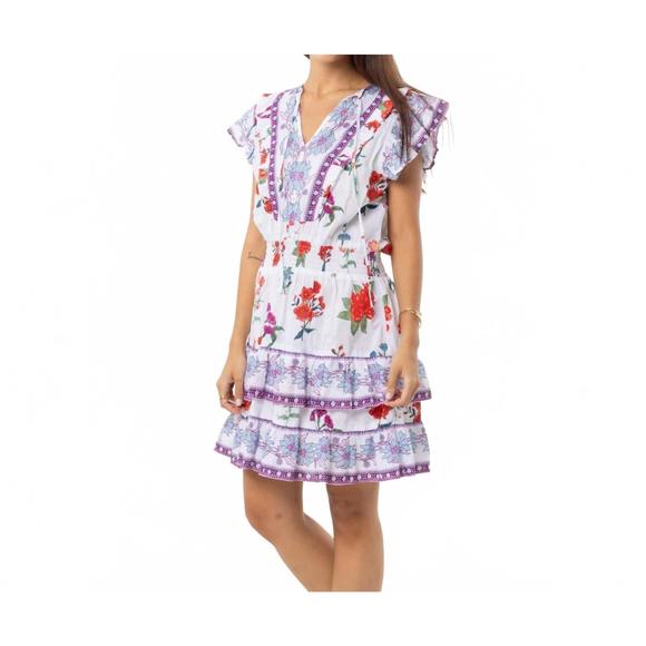 Bindu | Dresses | New Bindu Sky Dress Mini Dress In Wild Flowers | Poshmark